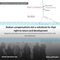 "Nubian compensations not a substitute for their right to return and ...